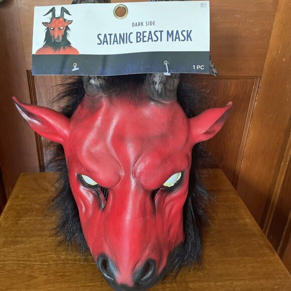 Suit Yourself | Other | Satanic Beast Devil Halloween Horror Latex Mask ...